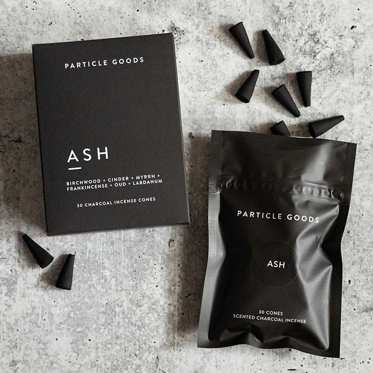 Ash Ritual Incense Cones I Oud & Amber Resins – Particle Goods
