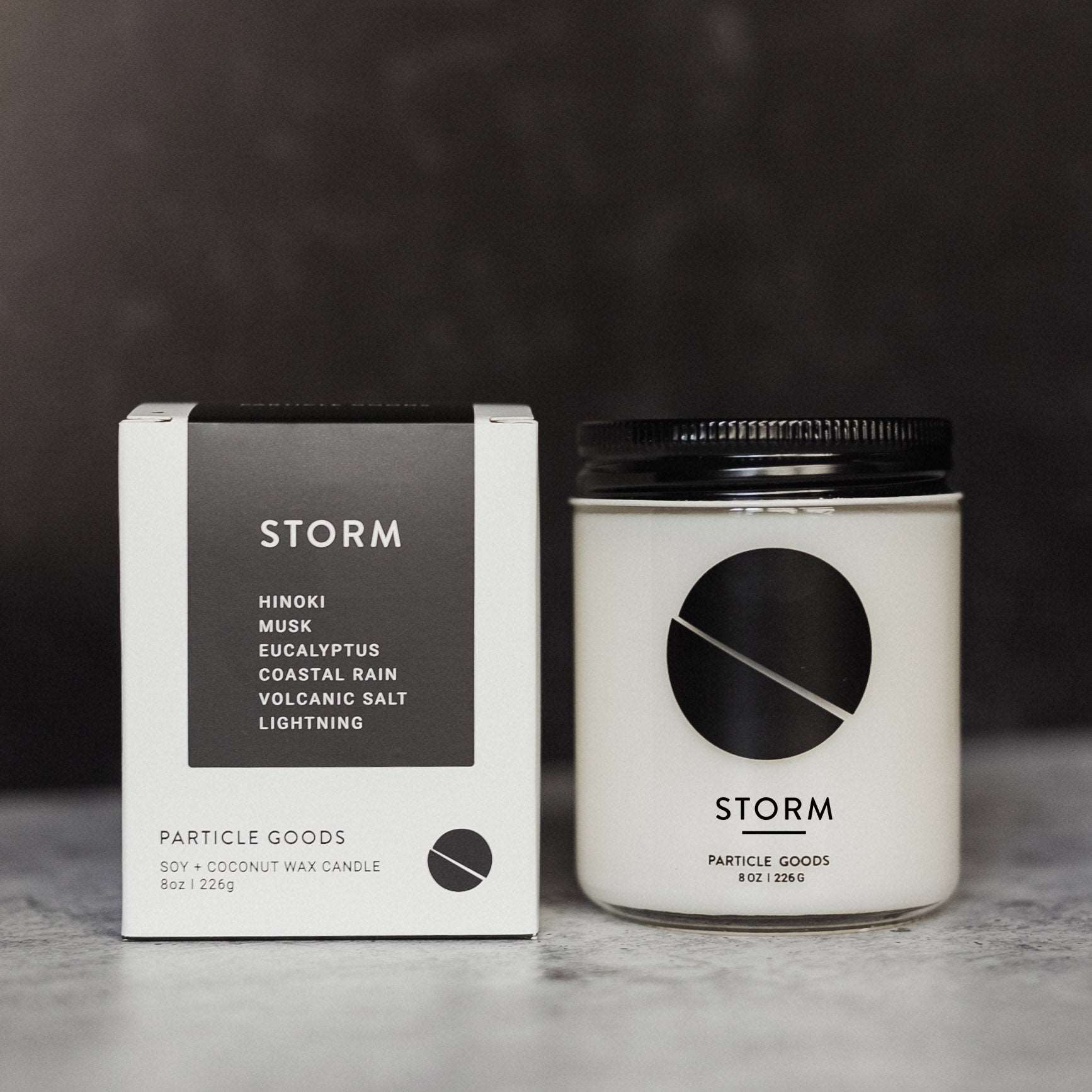 Storm Candle I Soy & Coconut Wax - 8oz – Particle Goods