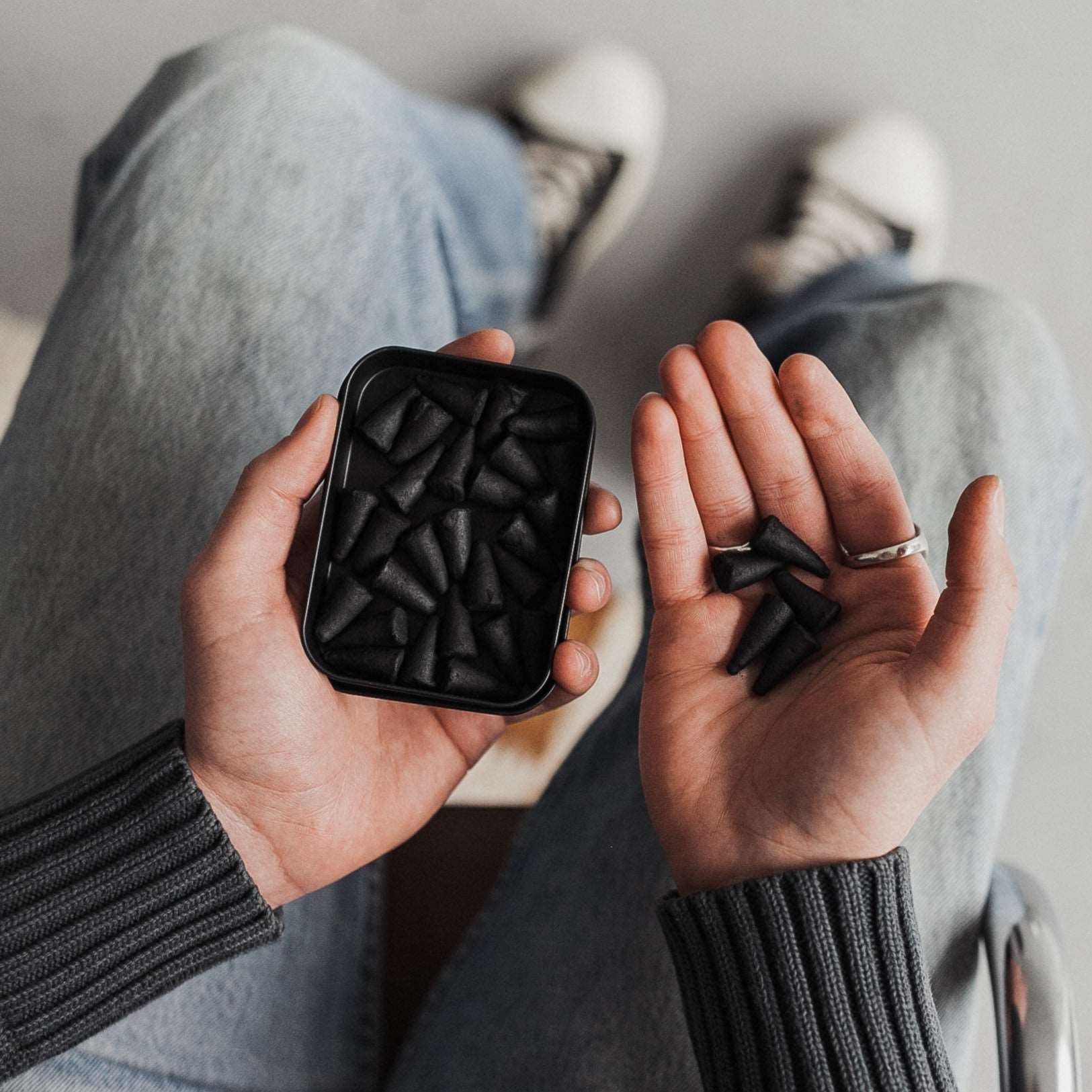 Ash Ritual Incense Cones I Oud & Amber Resins – Particle Goods